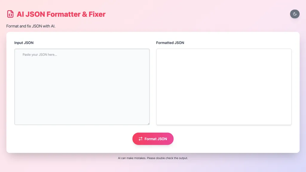 AI JSON Formatter AI JSON Formatter