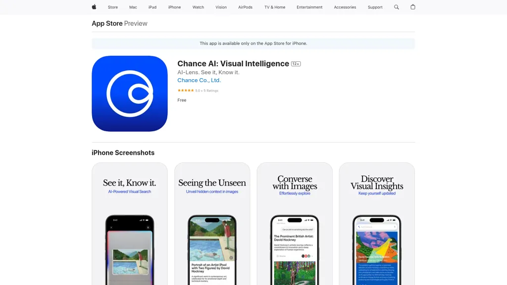 Chance AI: Visual Intelligence