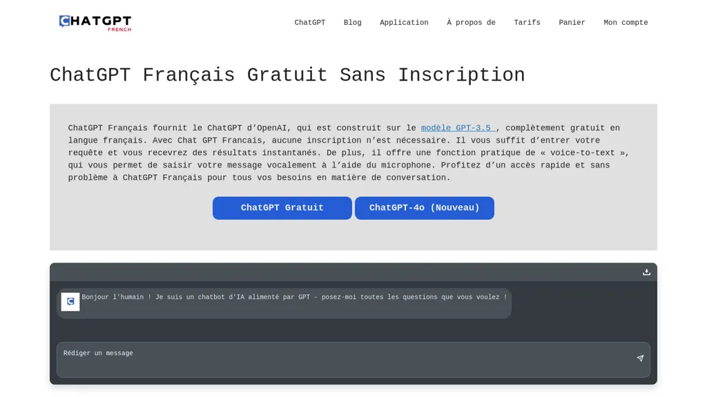 ChatGPT Français (French)