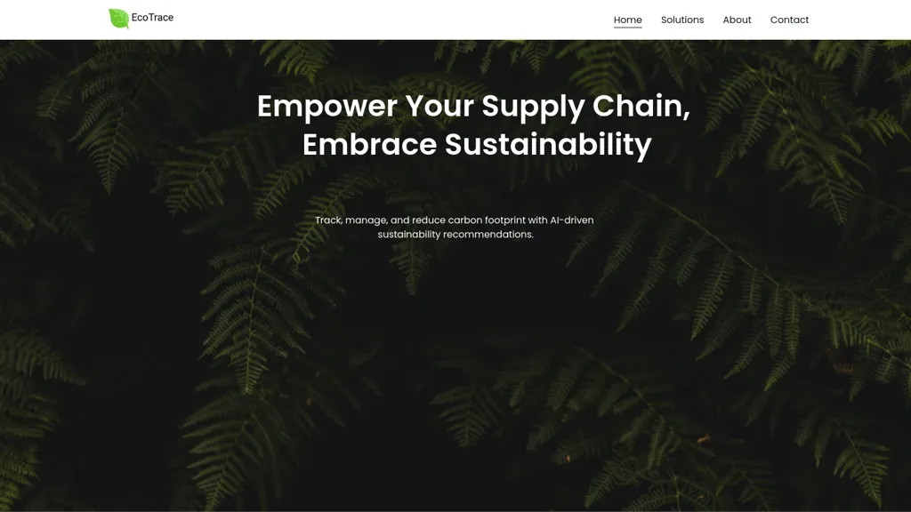 EcoTrace: review, pricing and product details - Data analysis
