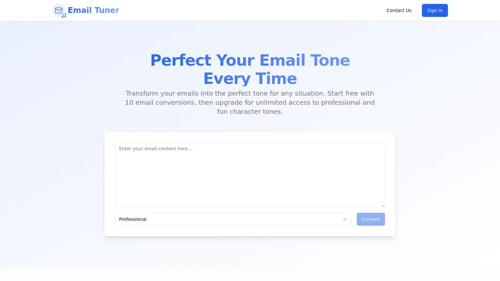 Email Tuner