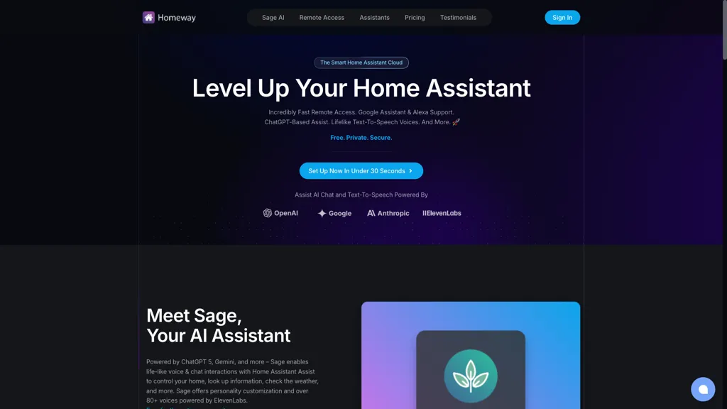 Homeway - AI Assistant Tool