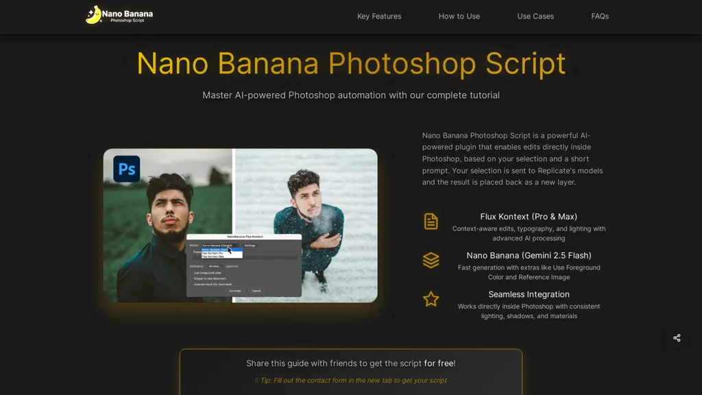NanoBanana Photoshop Script