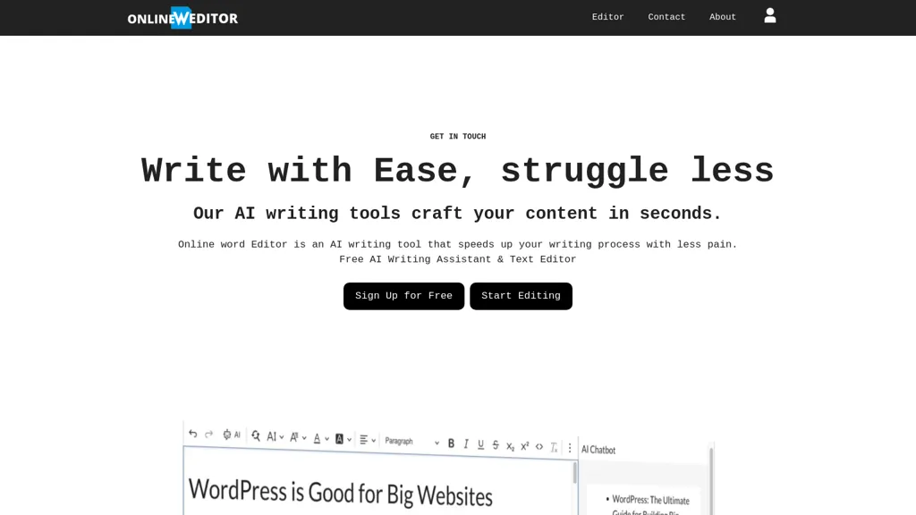 online word editor