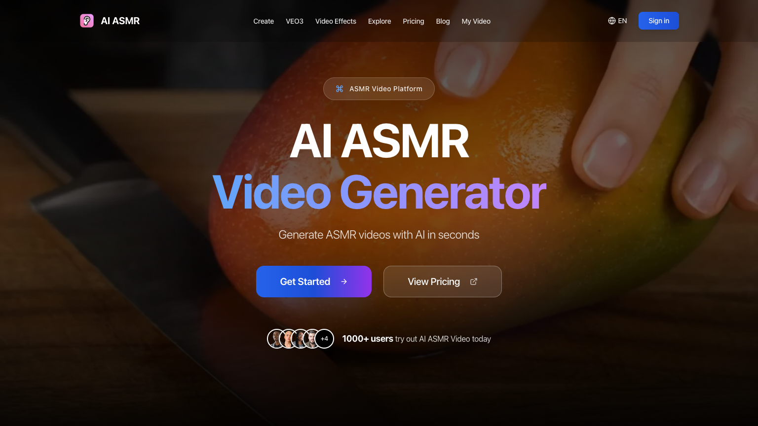 AI ASMR Generator