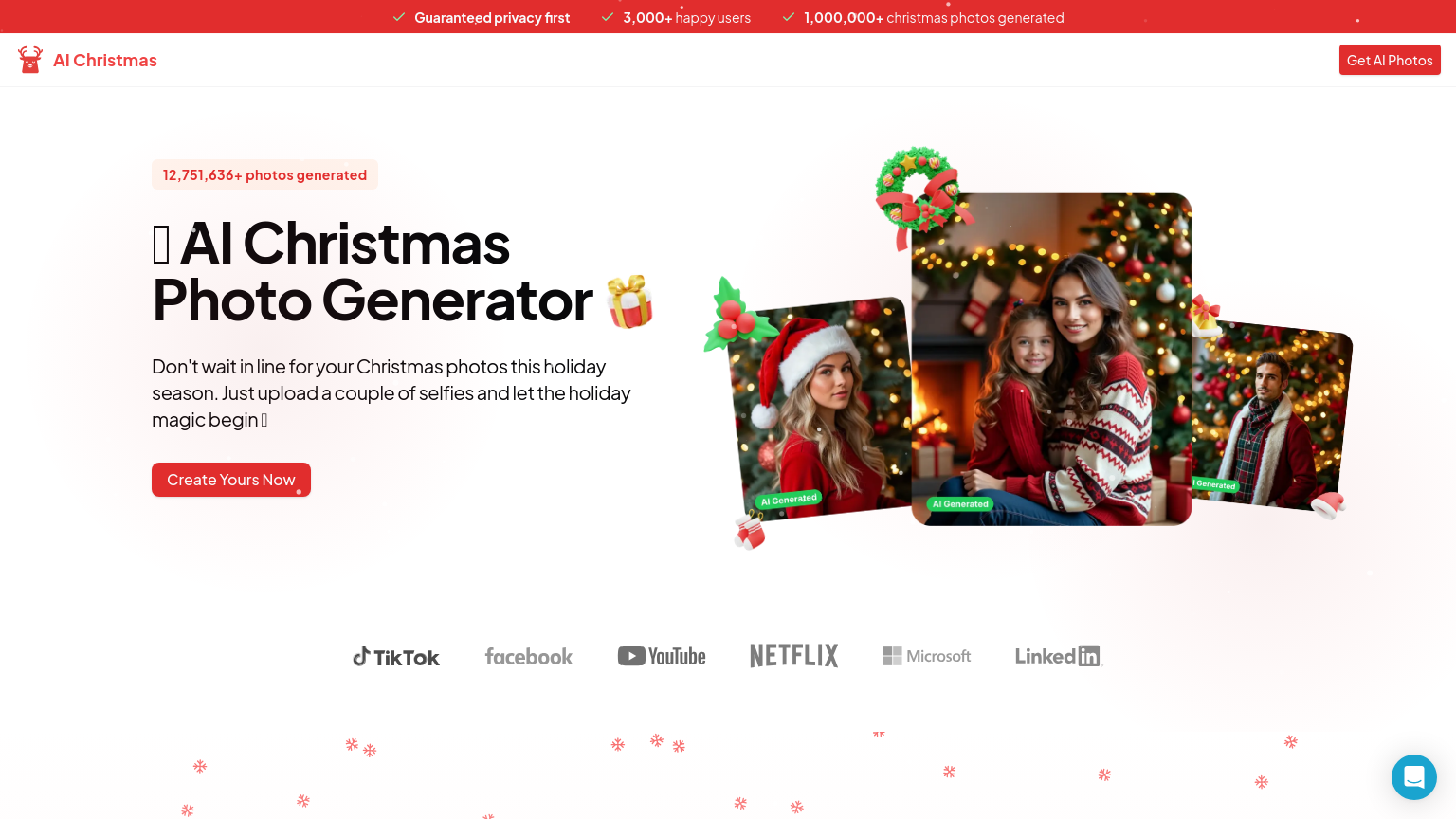 AI Christmas Photo - AI Image Generation Tool