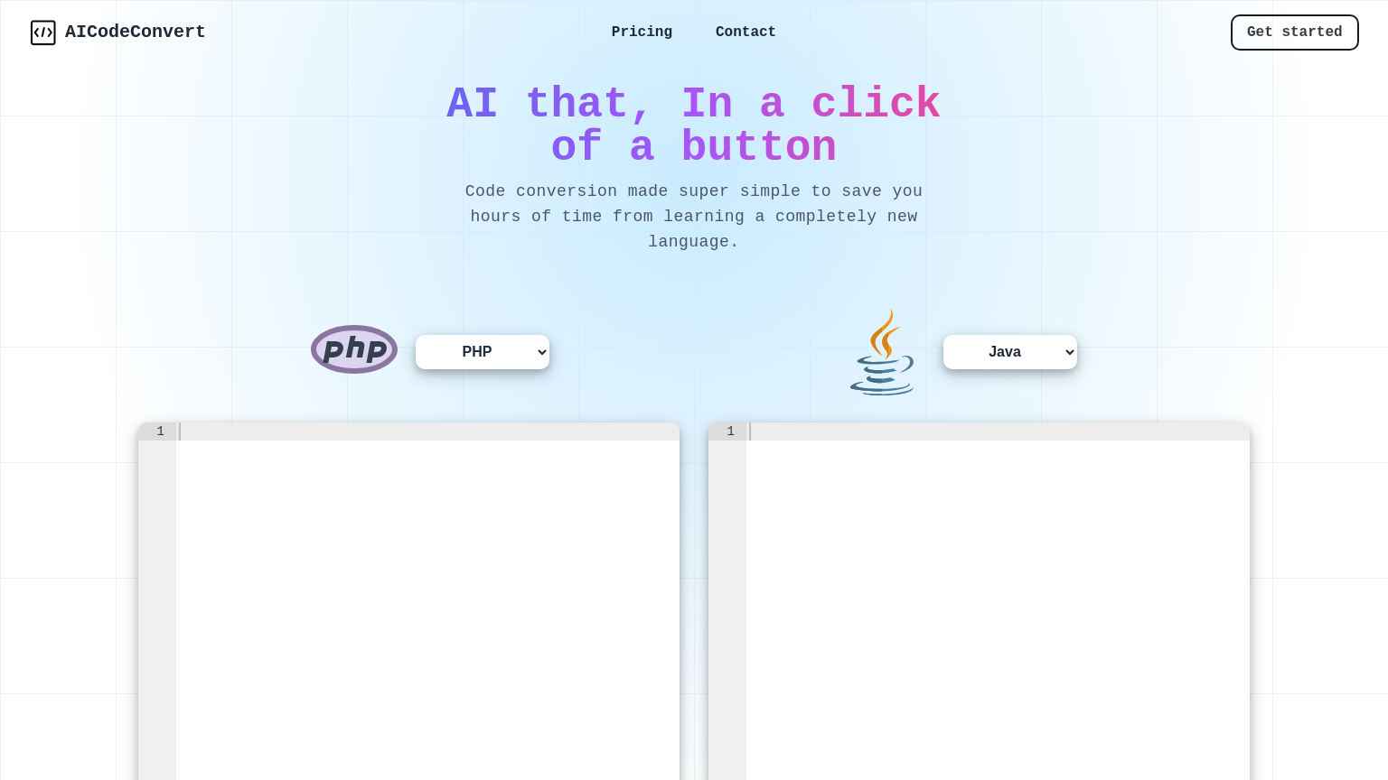 AI Code Convert AI Code Convert