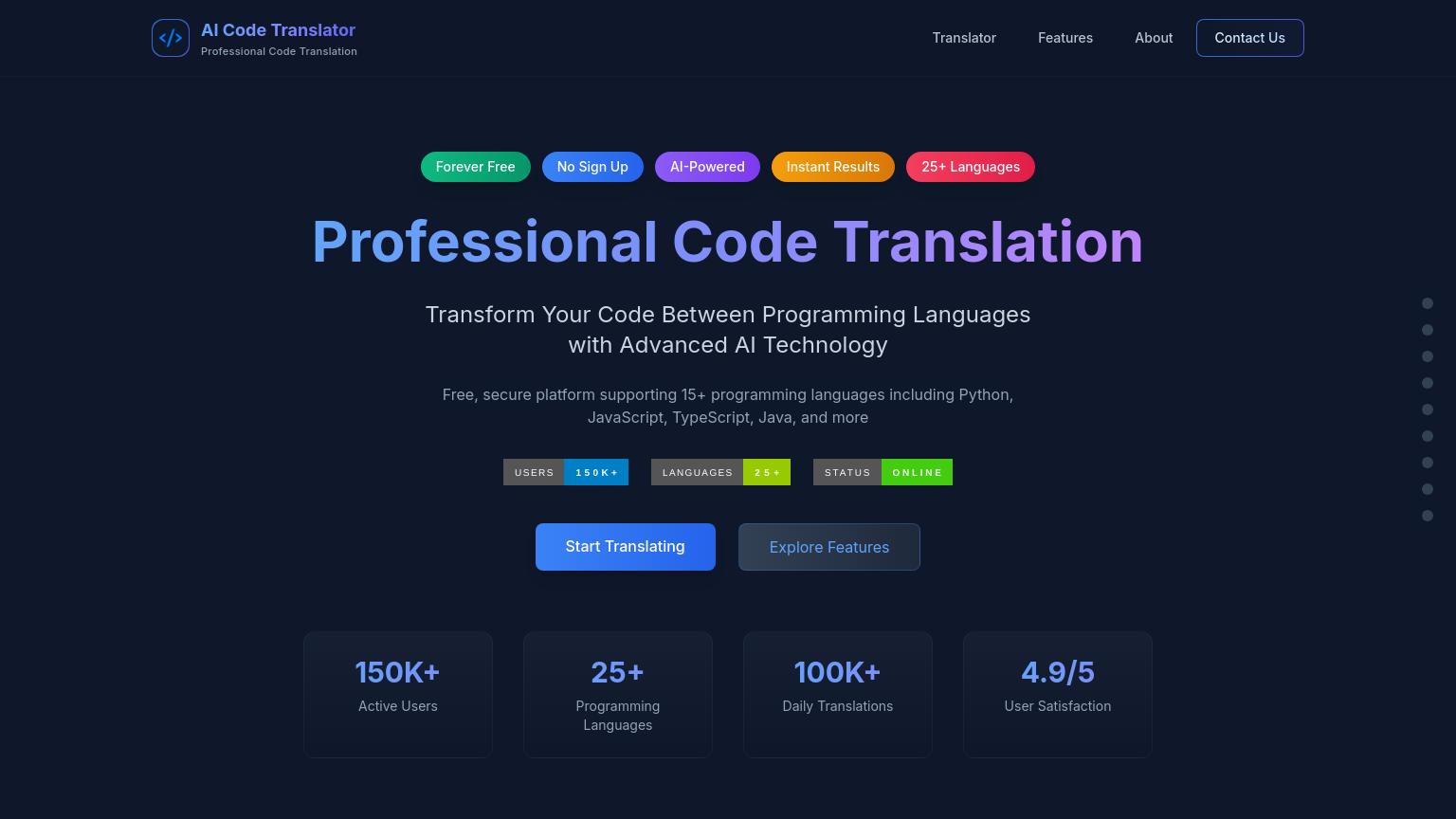 AI Code Translator AI Code Translator