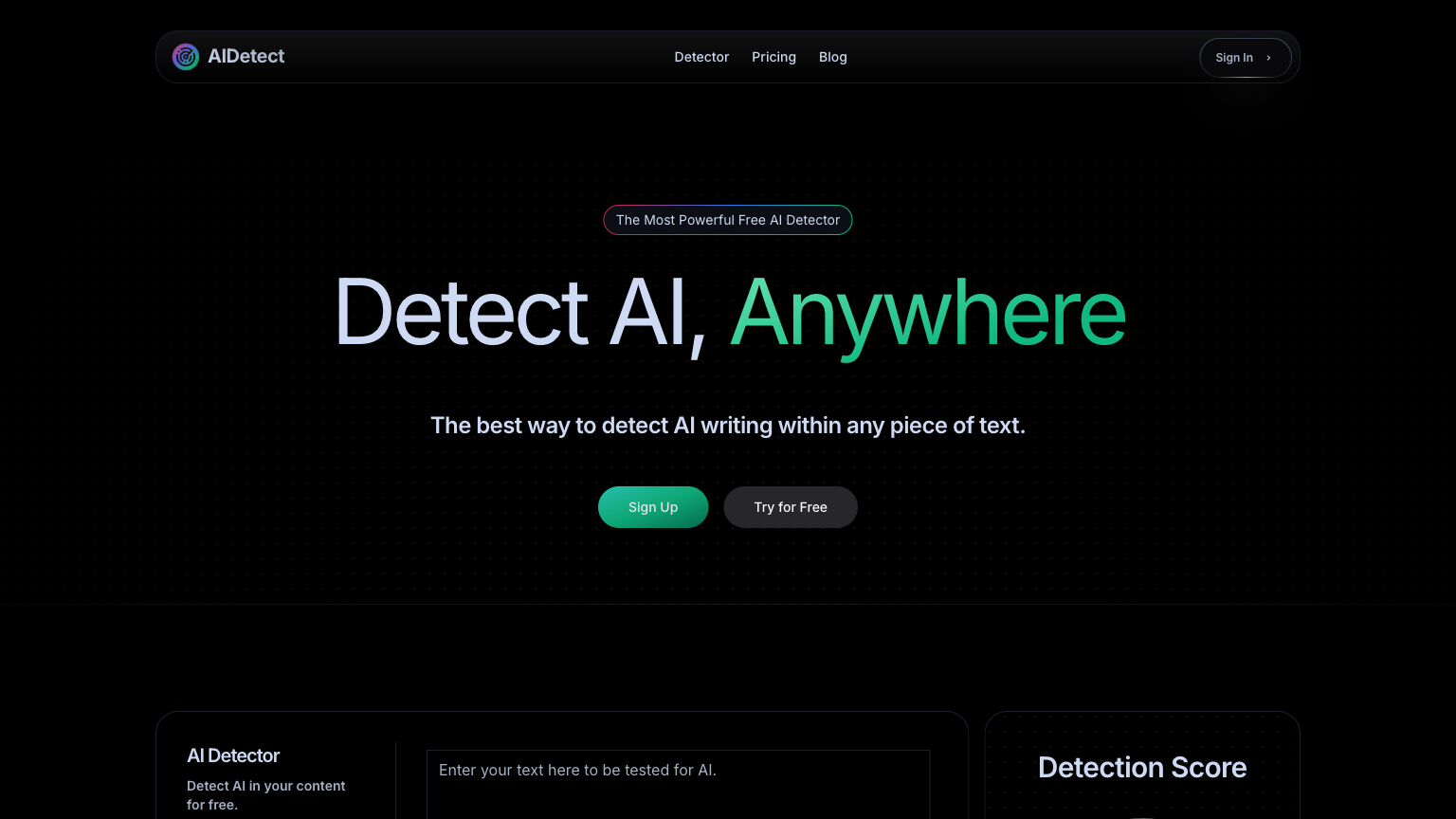 AI detect