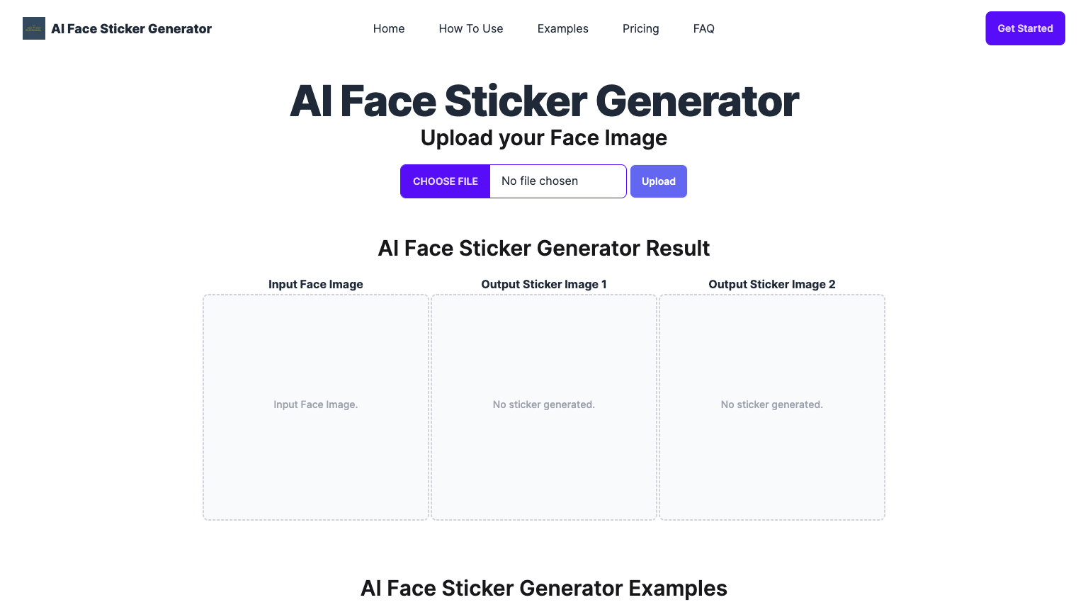 AI Face Sticker Generator - AI Image Generation Tool