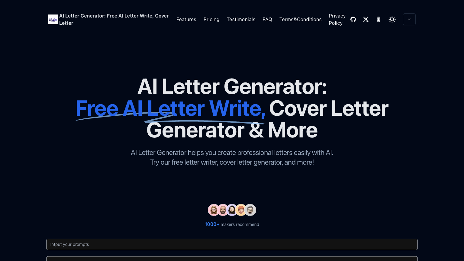 AI Letter Generator