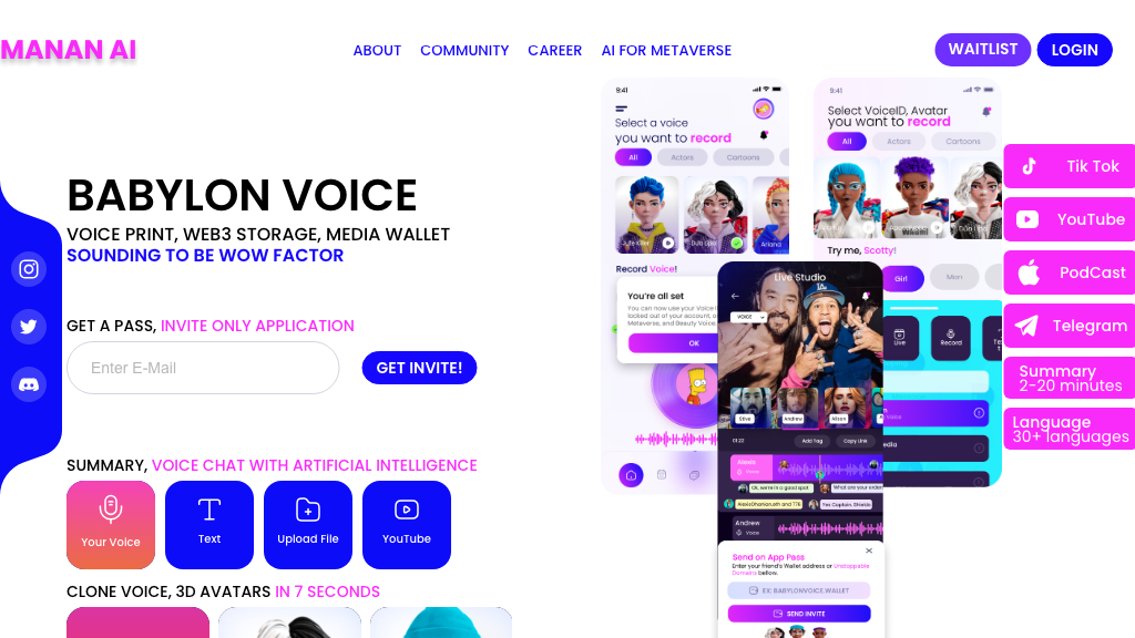 Babylon Voice - AI Voice Tool