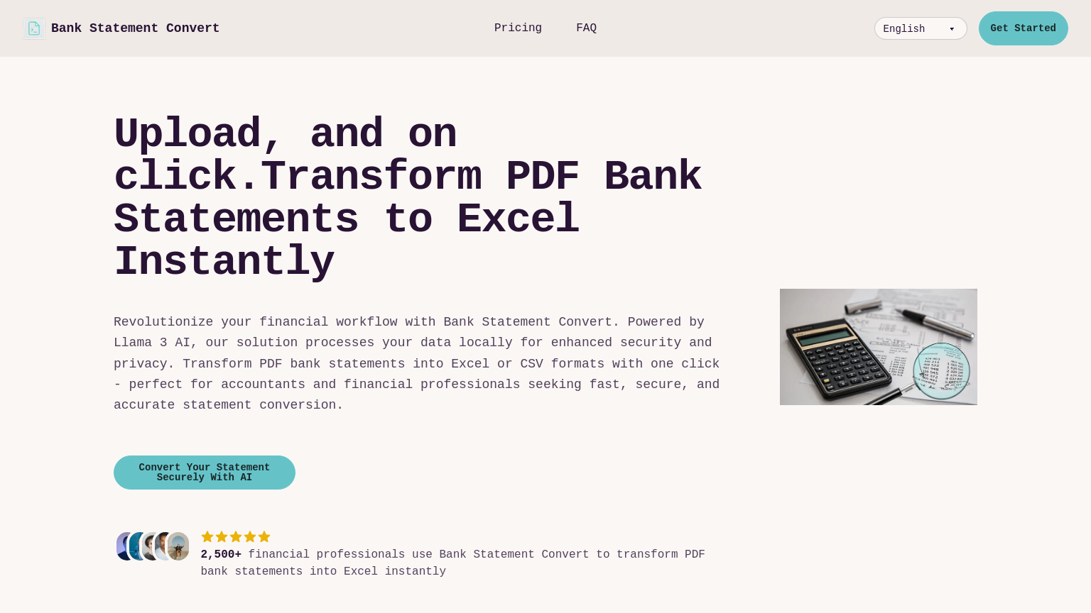 Bank Statement Convert Bank Statement Convert