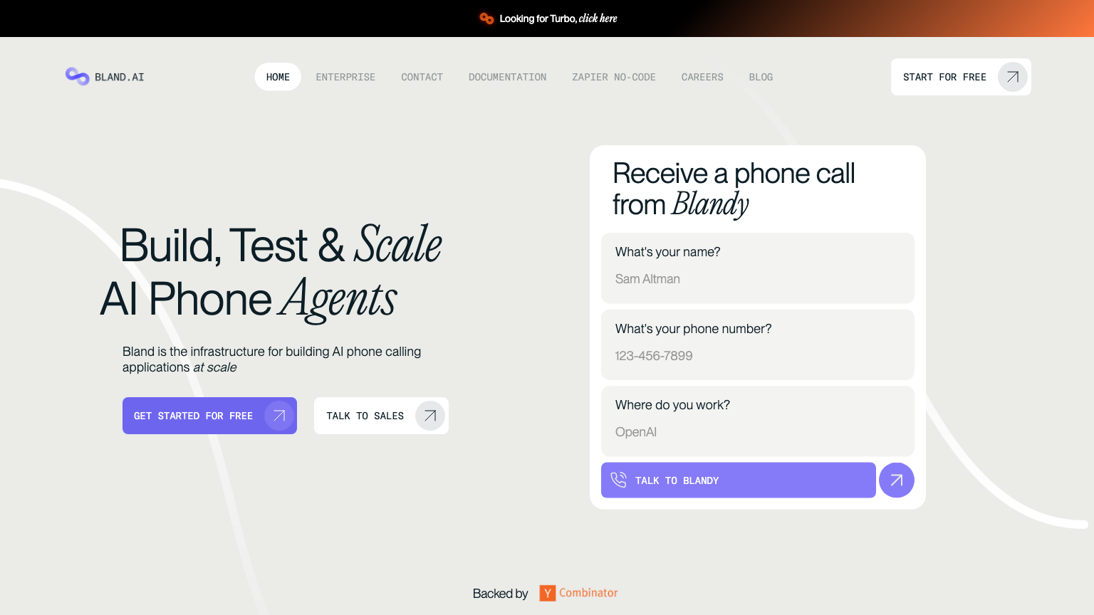 BlandAI - AI Omnichannel Chatbot Tool