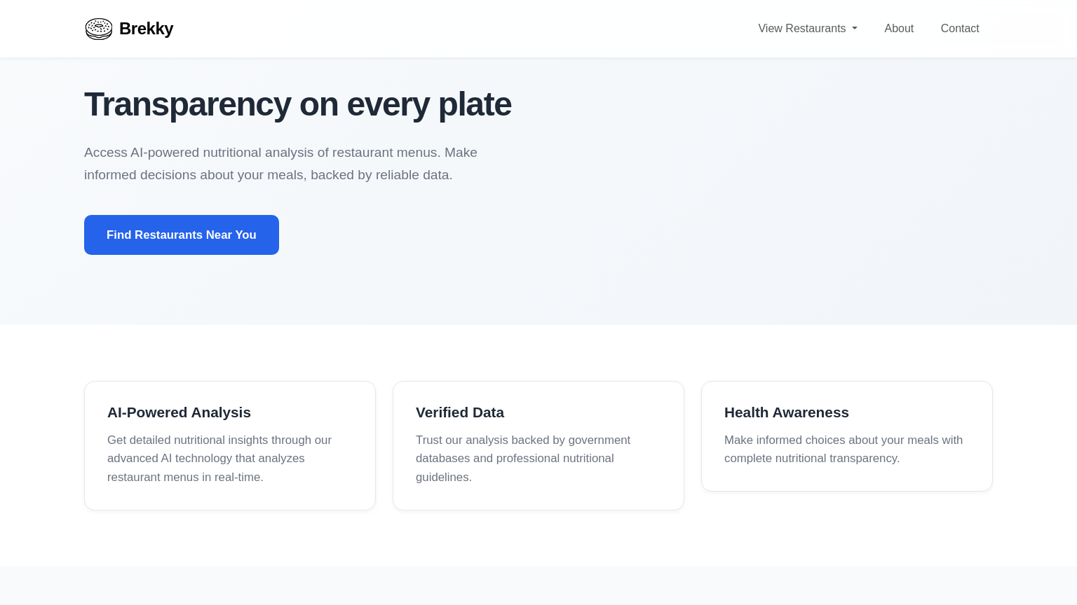 Brekky AI - AI Health Tool