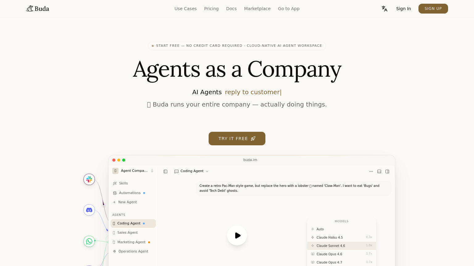 Buda AI - AI Agents Tool