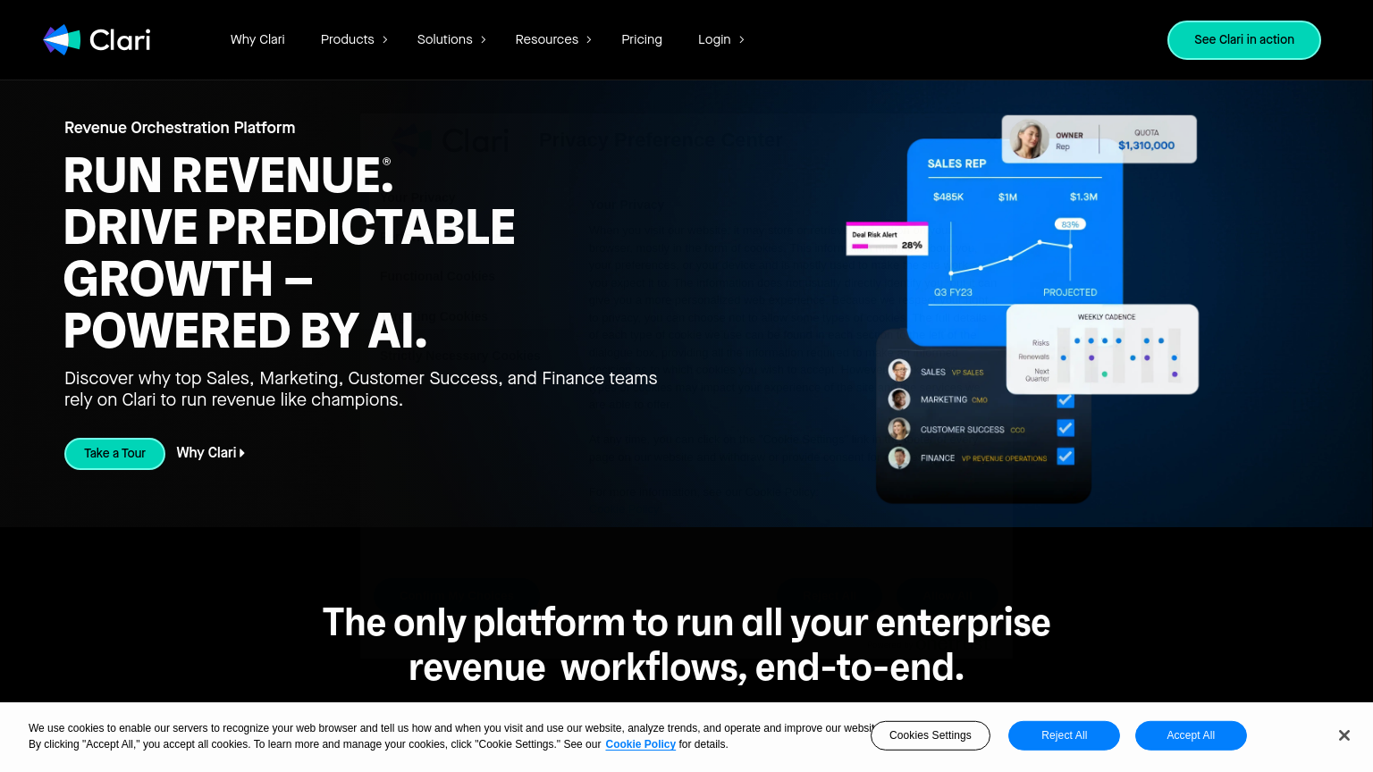 Clari Revenue Platform