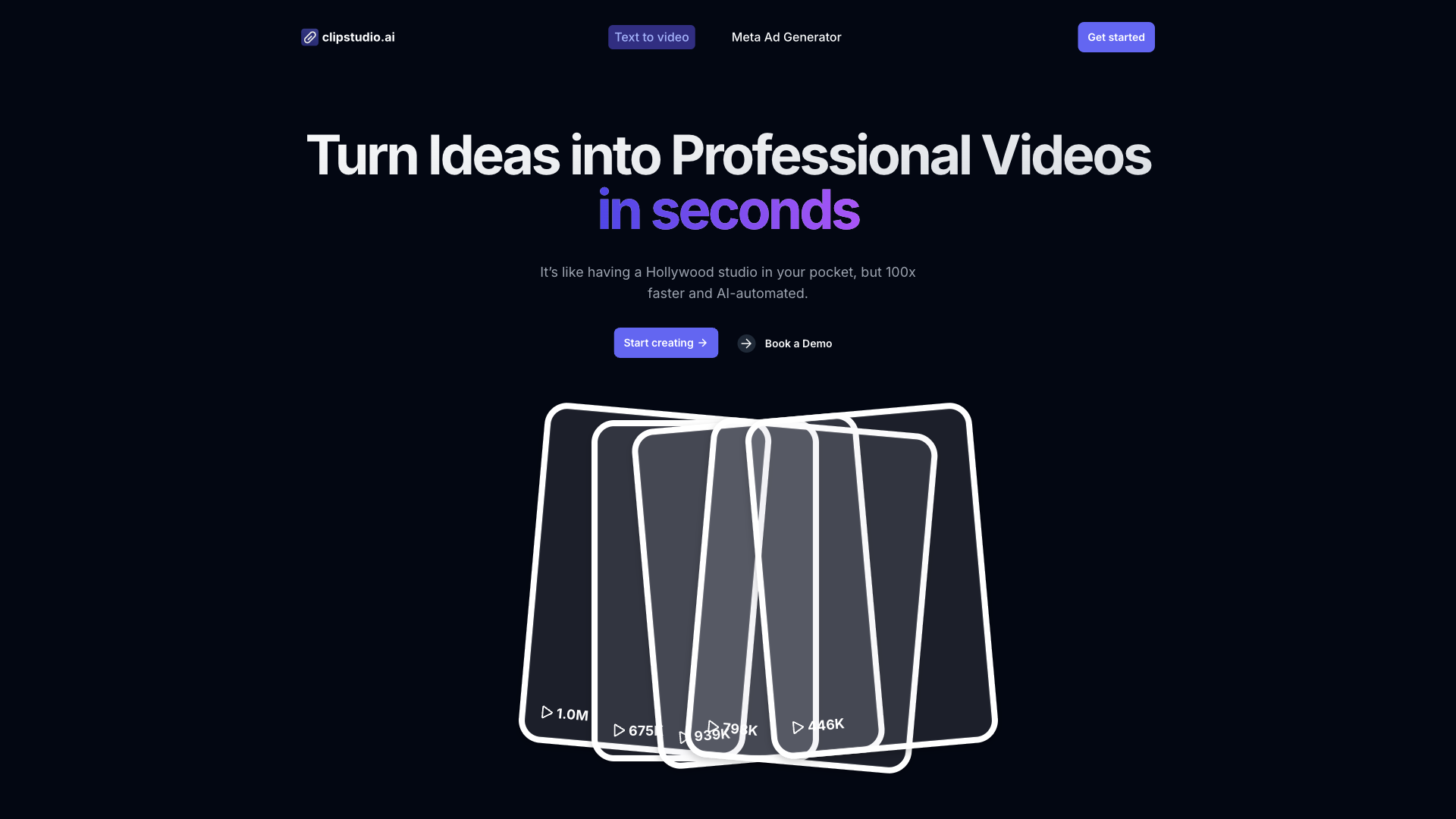 Clip Studio AI - AI Video Generation Tool