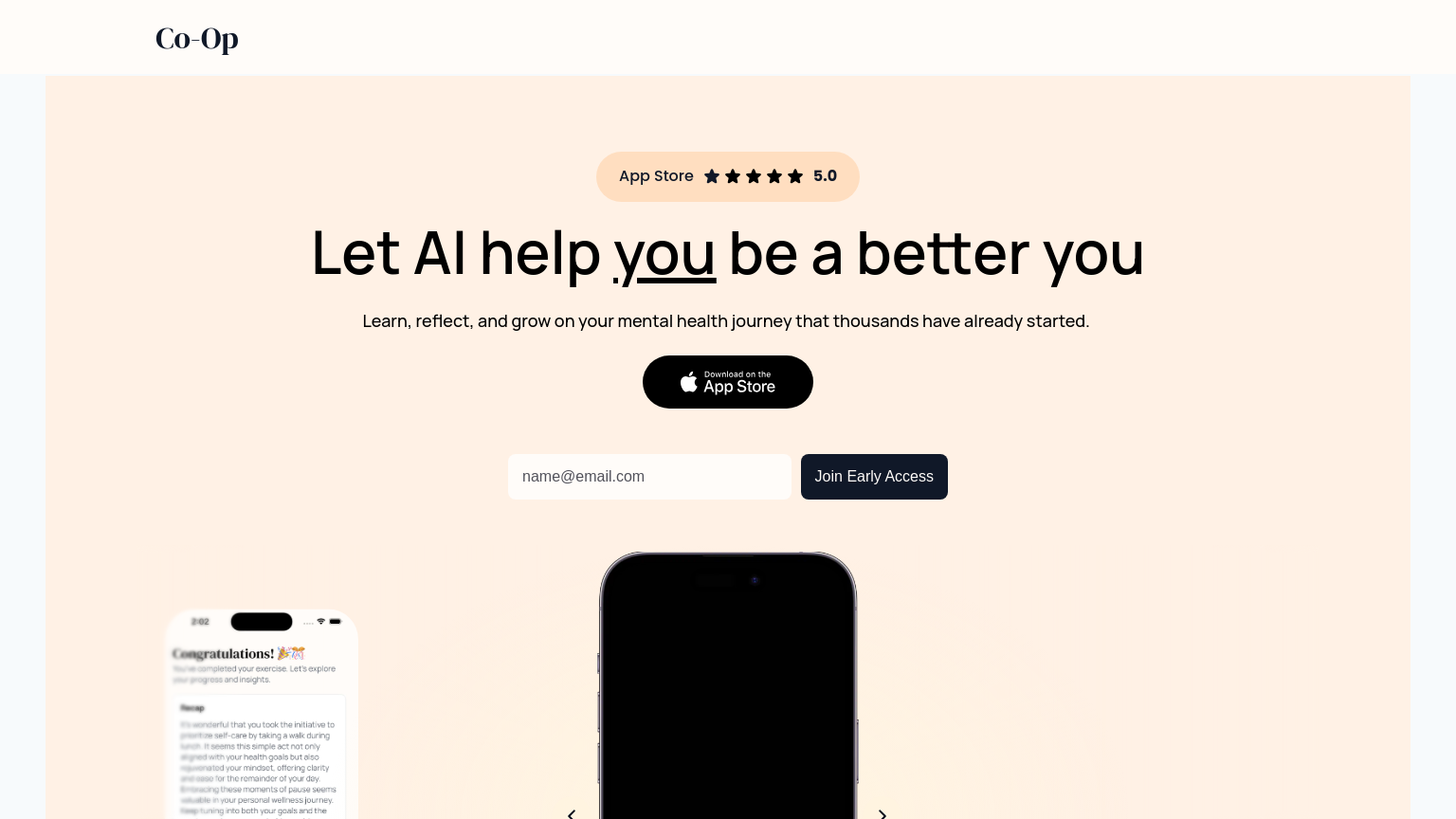 Co-Op - AI Health Tool