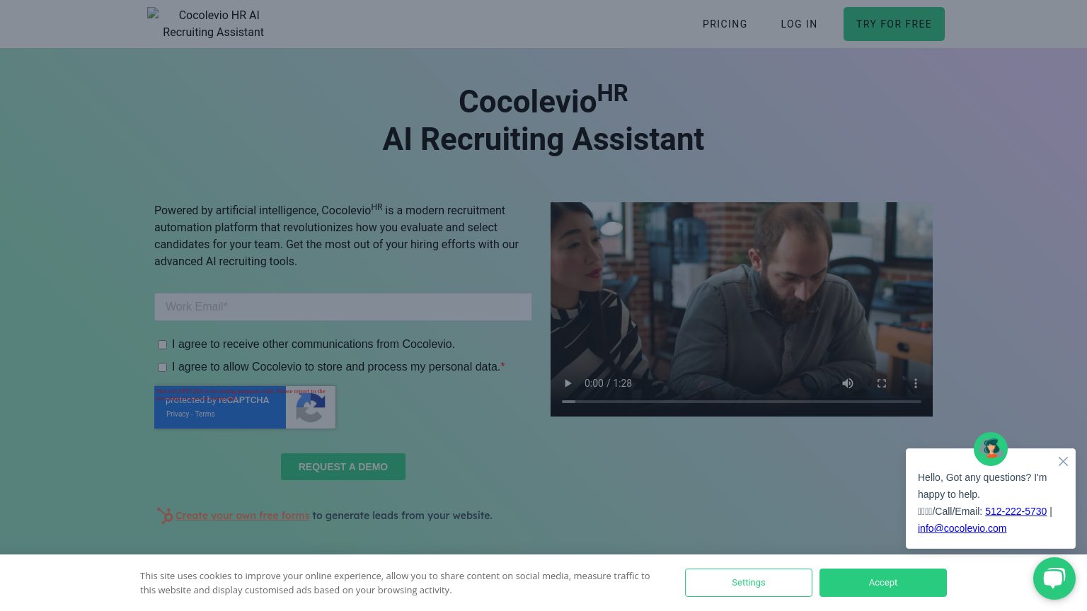 Cocolevio HR AI Recruiting Software