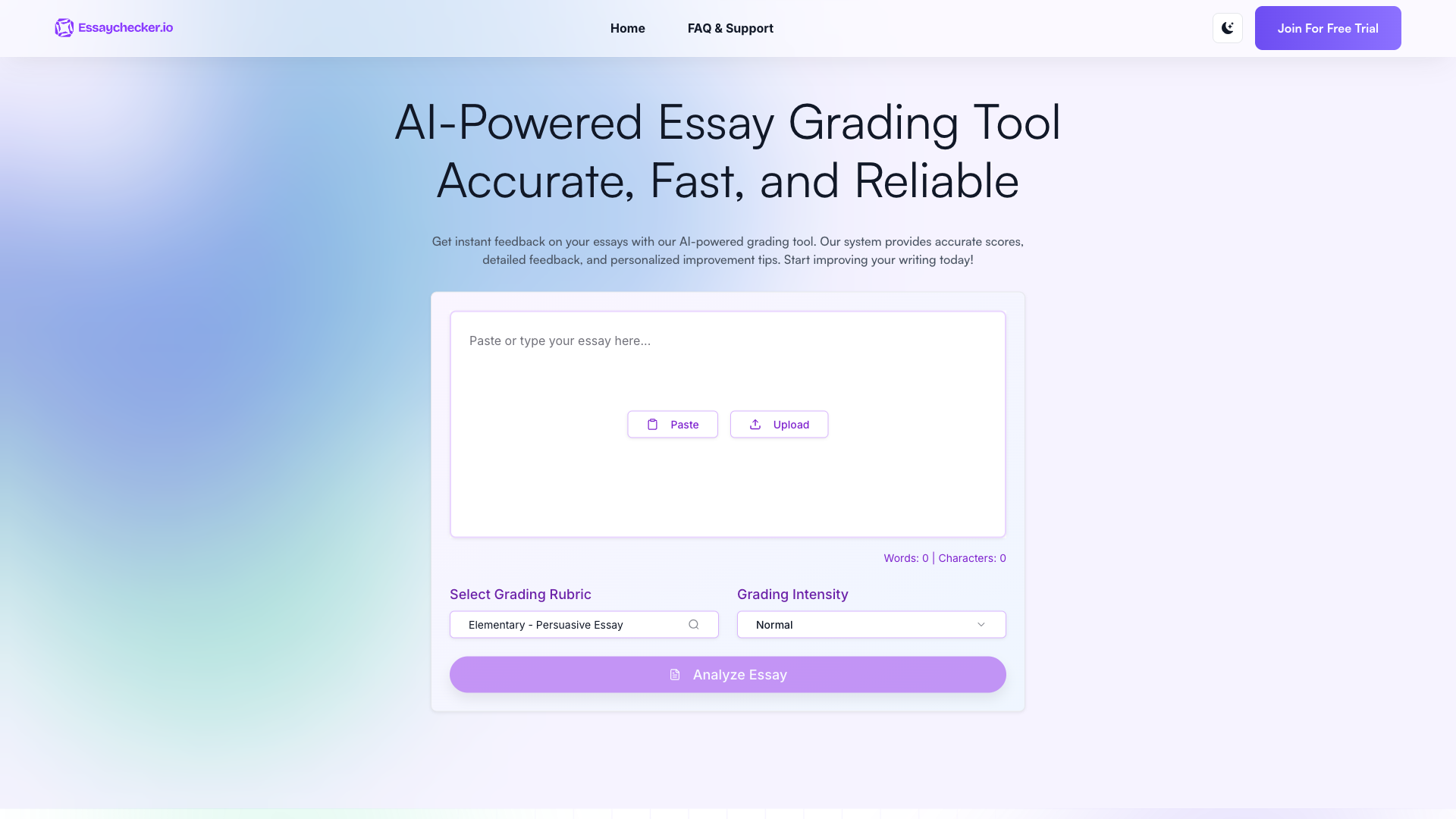 EssayChecker.io - AI Grammar Checker Tool