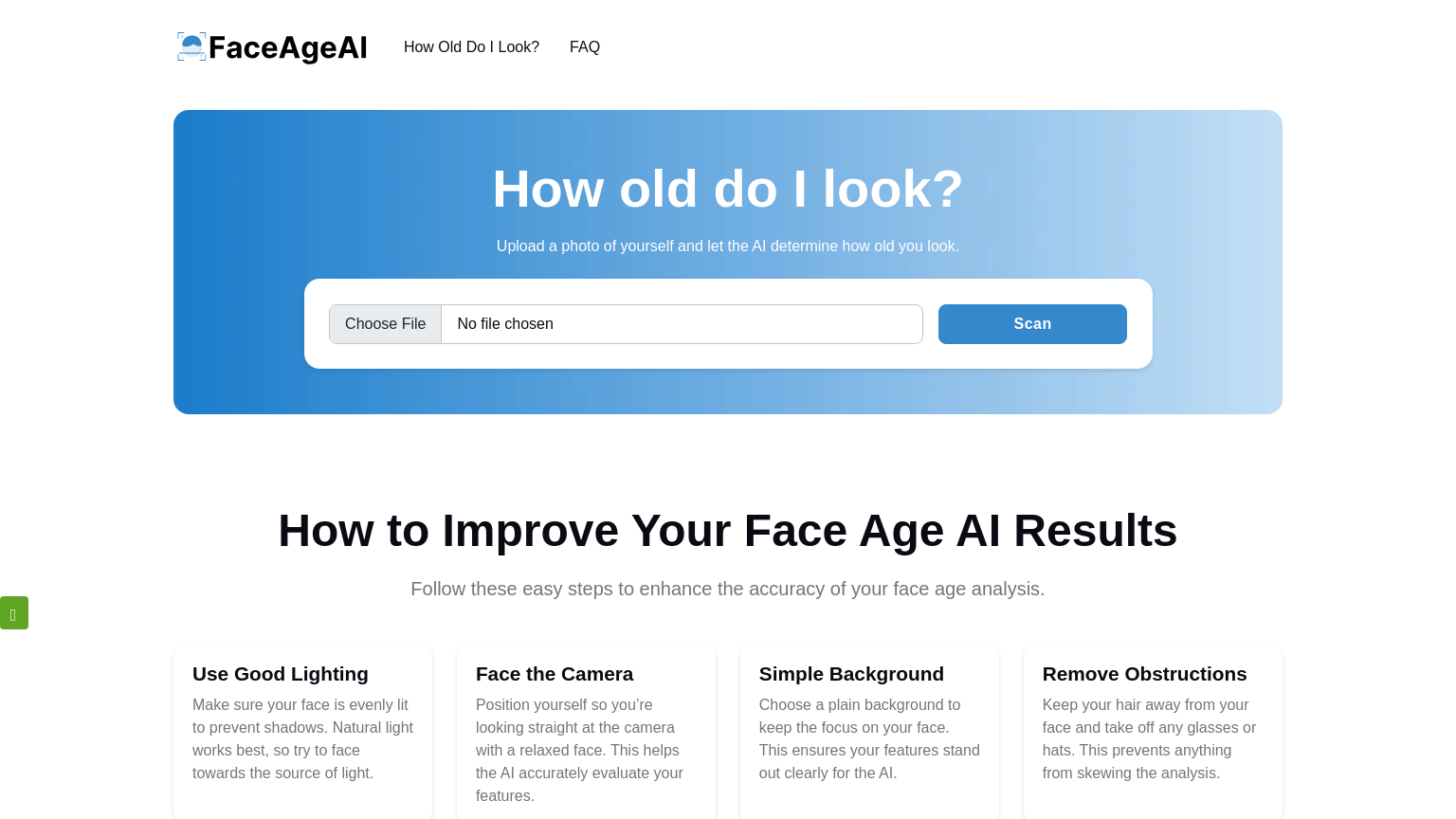 Face Age AI