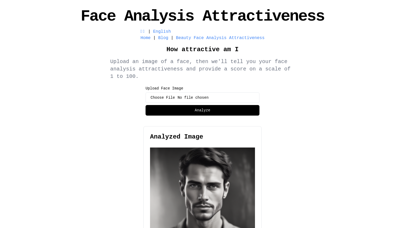 Face Analysis Attractiveness