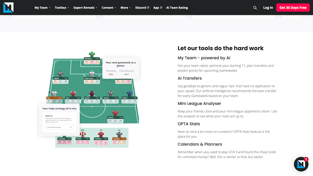 Fantasy football hub