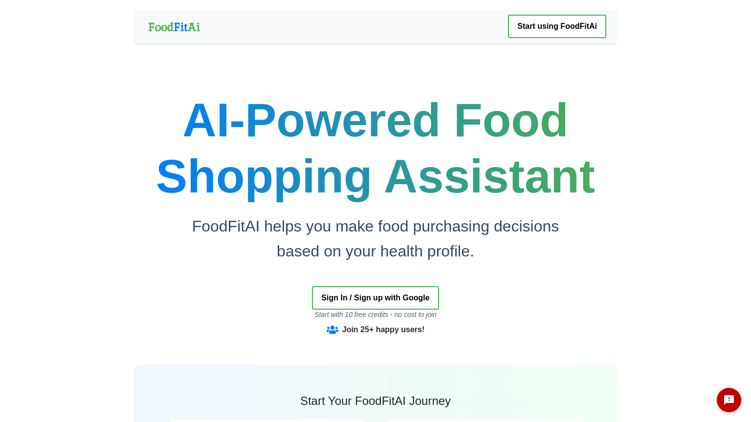 FoodFit.ai