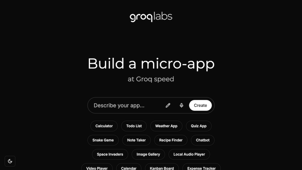 Groq APP Gen
