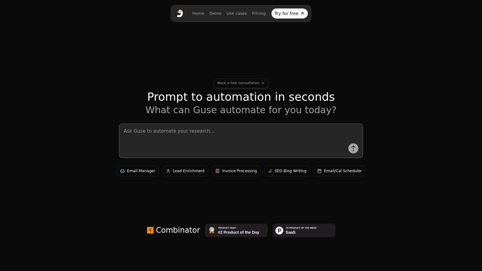 Guse - AI Automation Tool