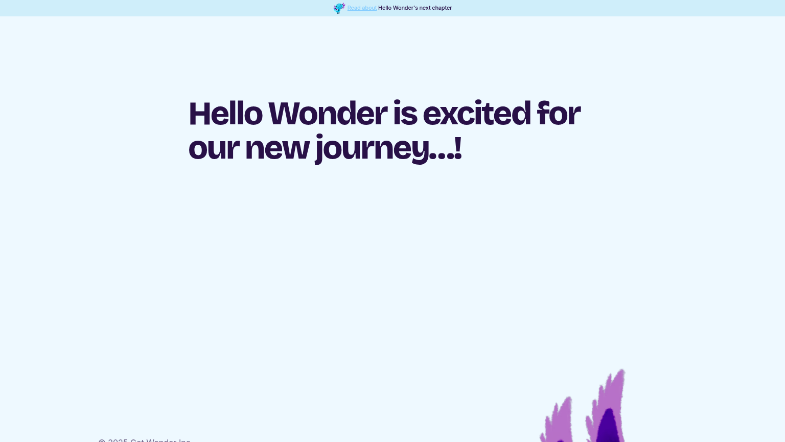 Hello Wonder - AI Education Tool