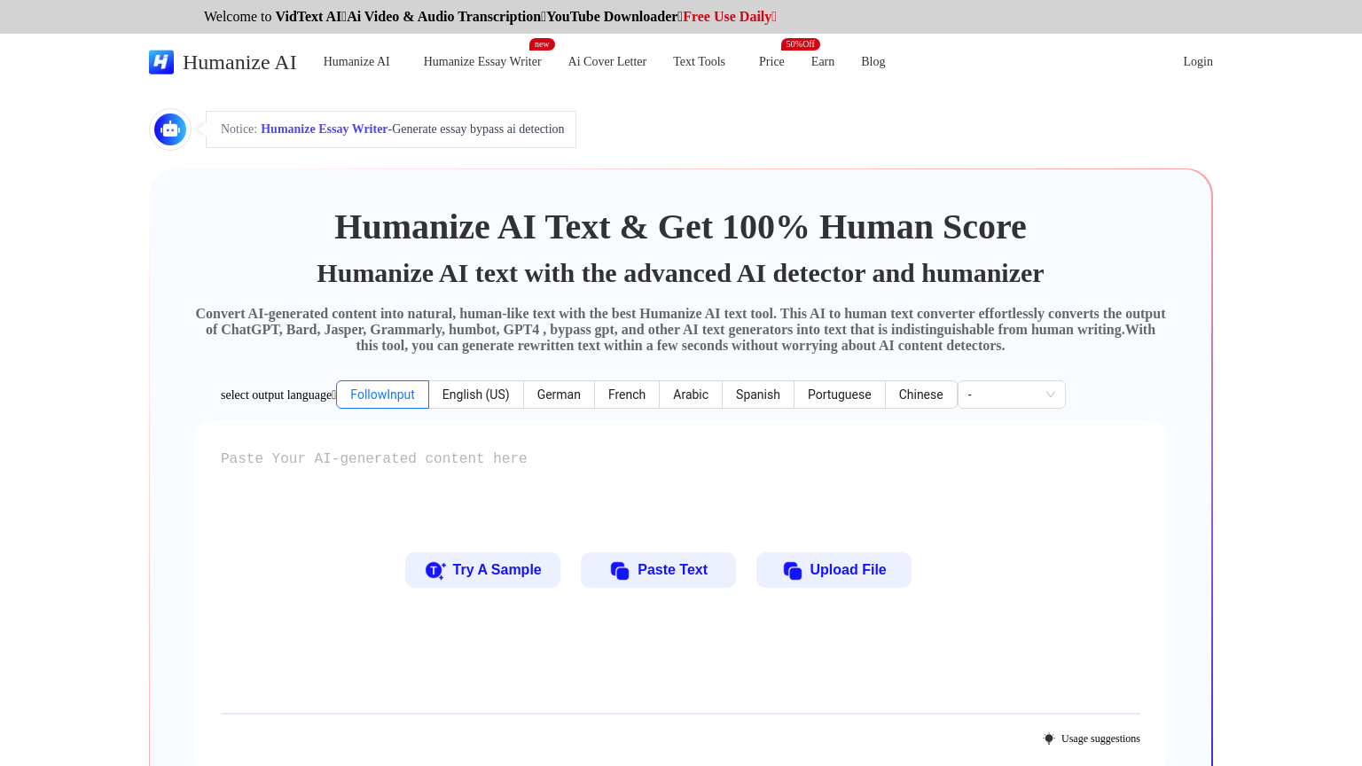 Humanize AI
