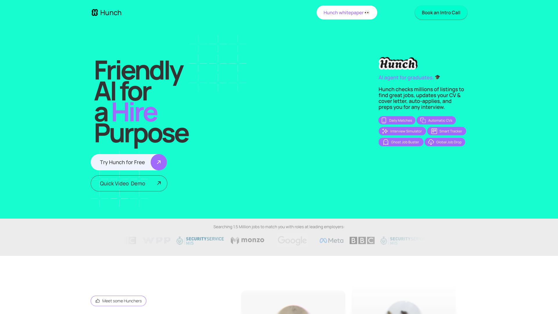Hunch - AI Job Search Tool