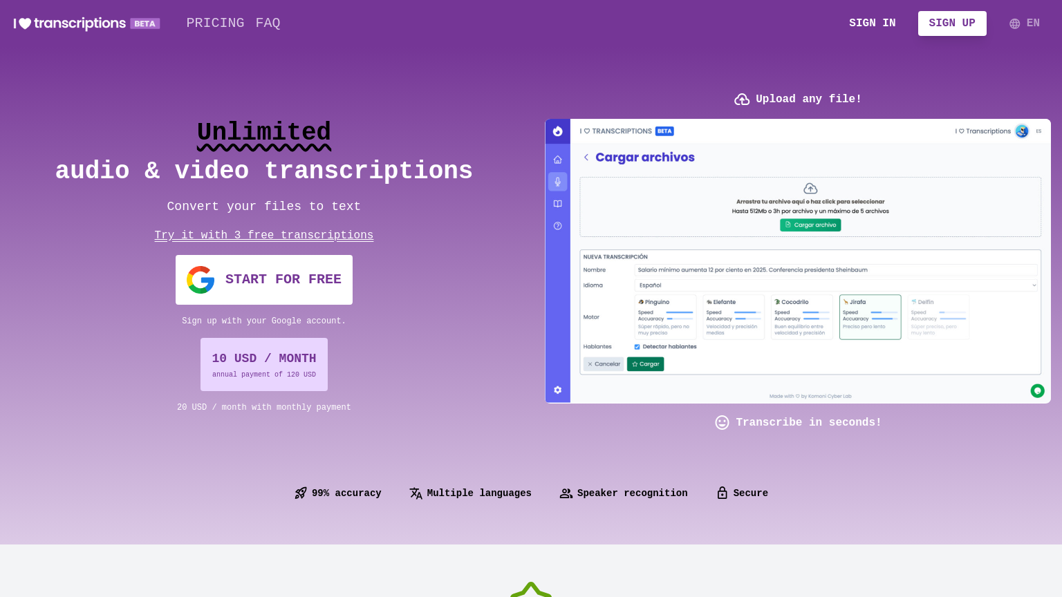 I ♡ Transcriptions