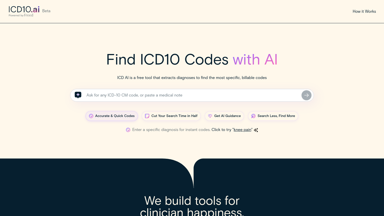 ICD10.ai: review, pricing and product details - Code assistant