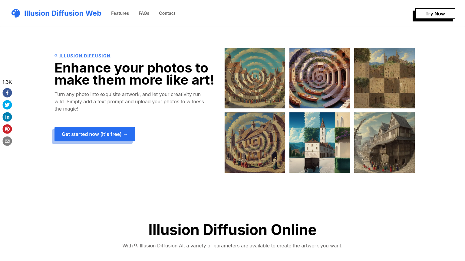 Illusion diffusion web