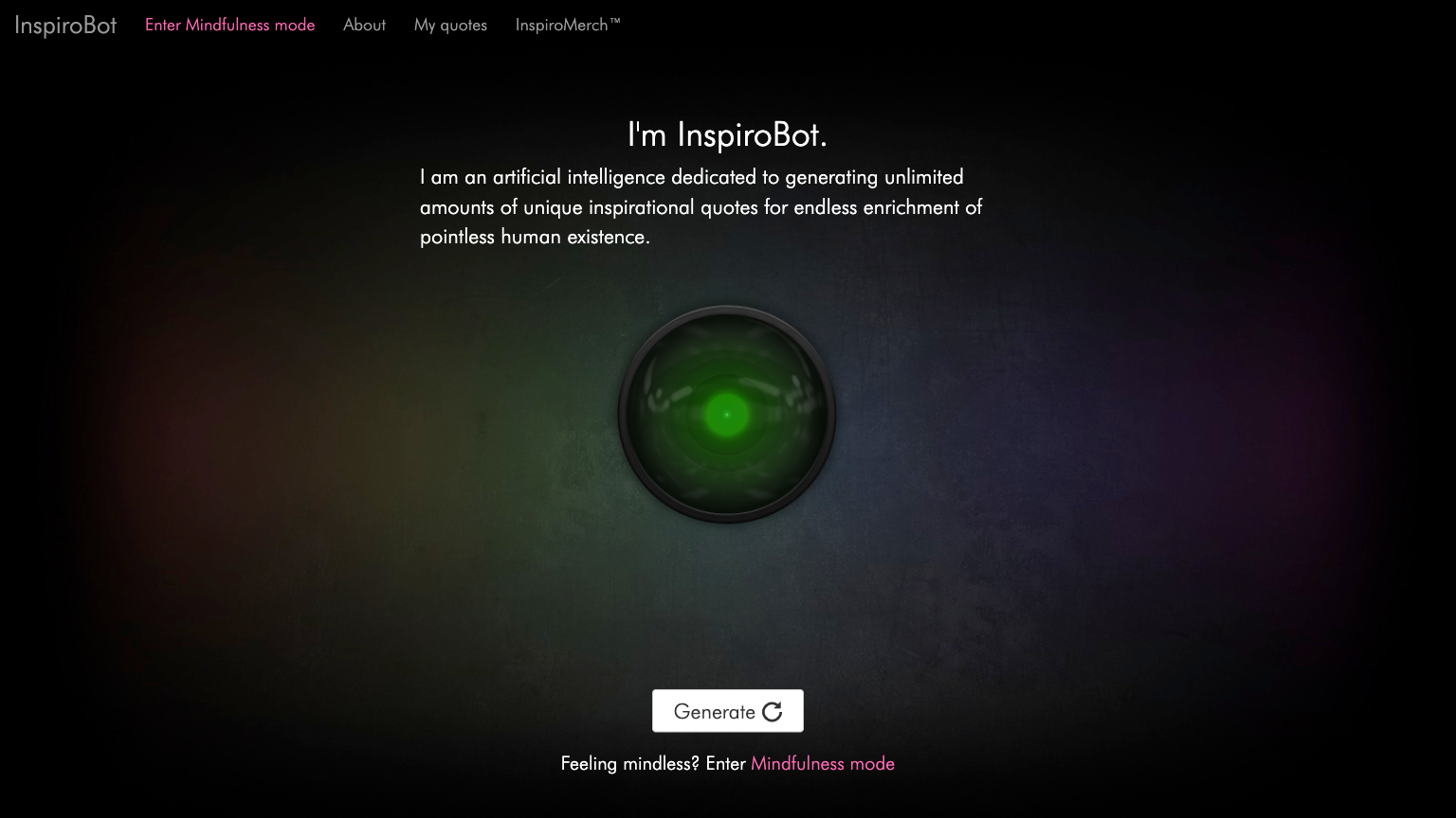 Inspirobot.me