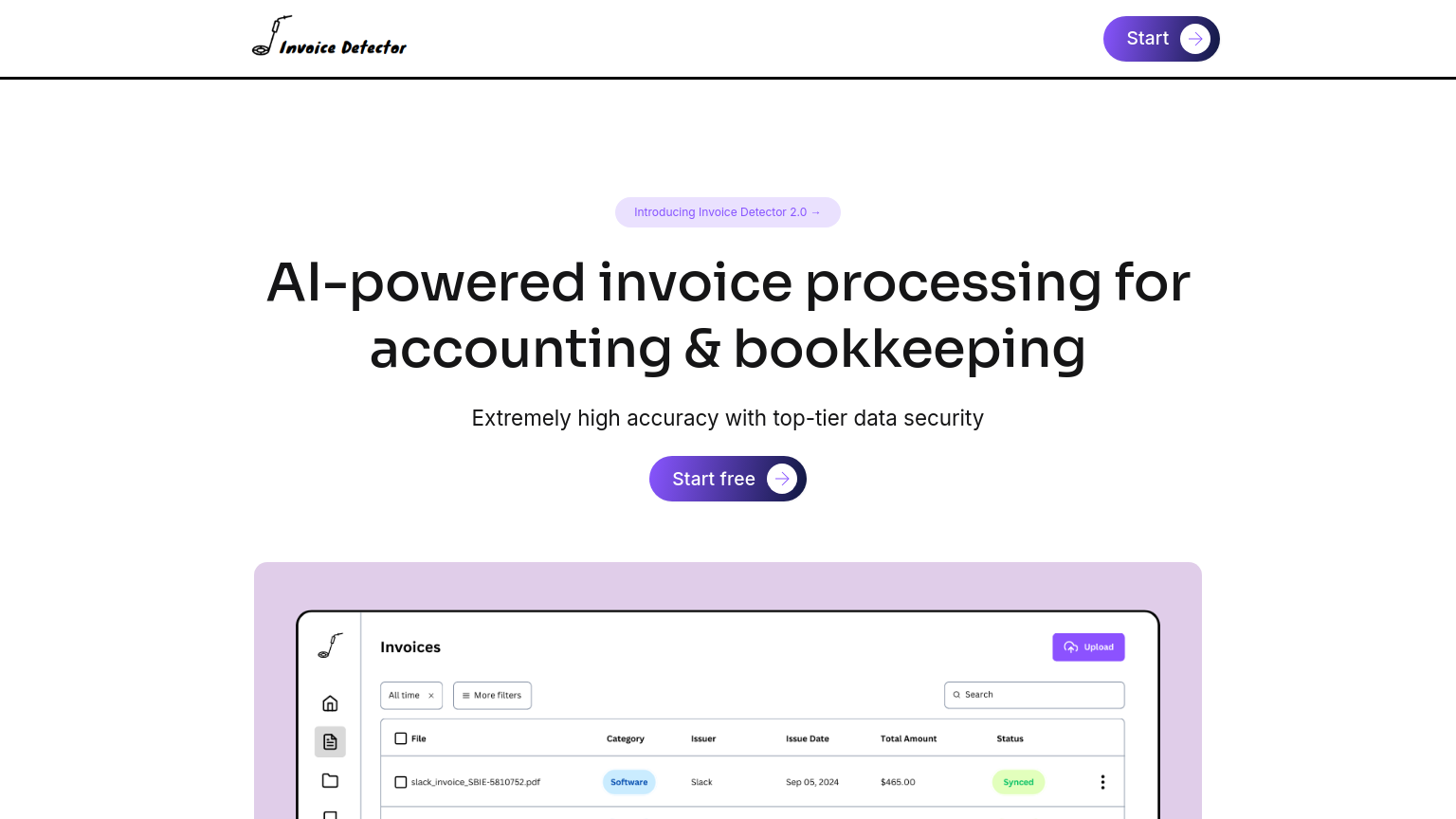 Invoice Detector