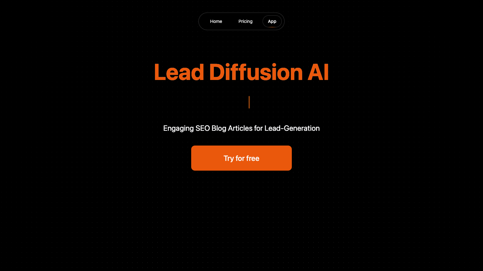 Lead diffusion ai