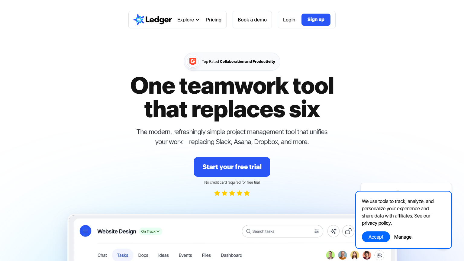 Ledger - AI Team Collaboration Tool