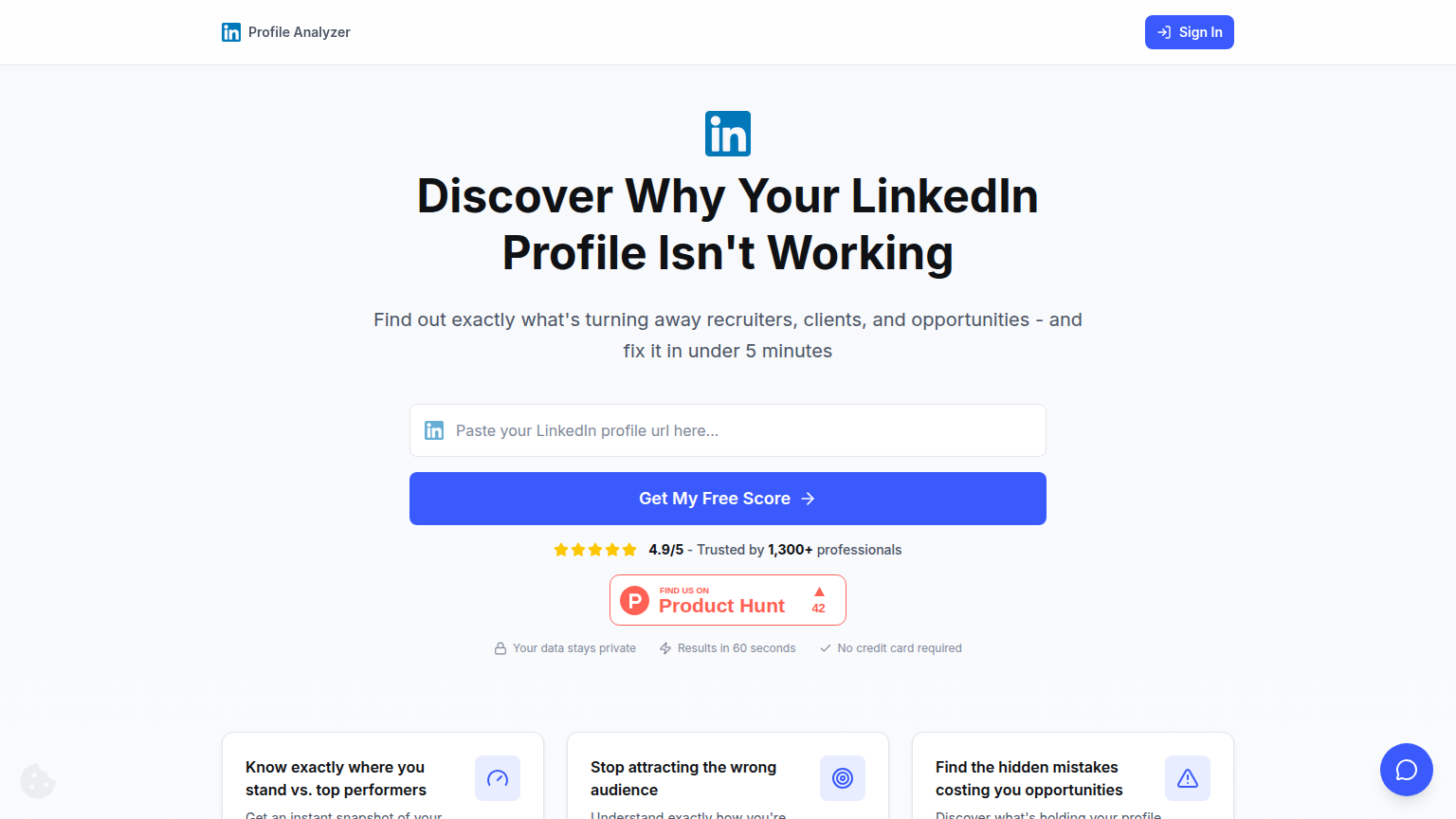 LinkedIn Profile Analyzer - AI Characters Tool