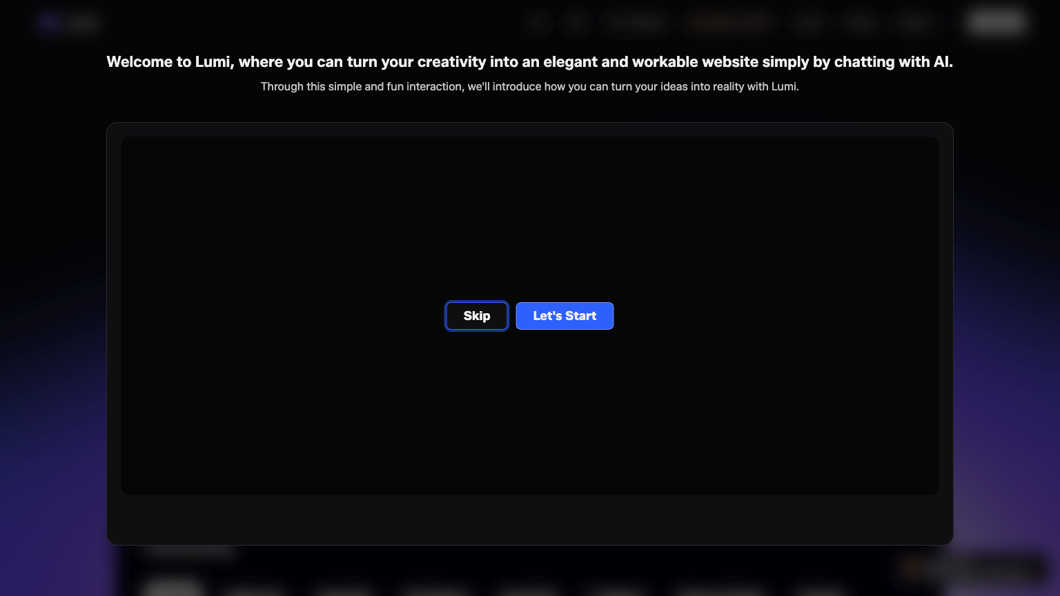 Lumi.new - AI No-Code Tool