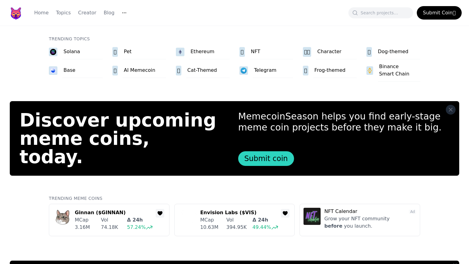 MemecoinSeason.io