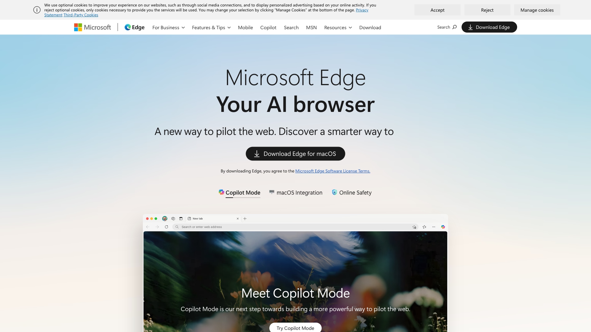 Microsoft Edge AI-Browser - AI Assistant Tool