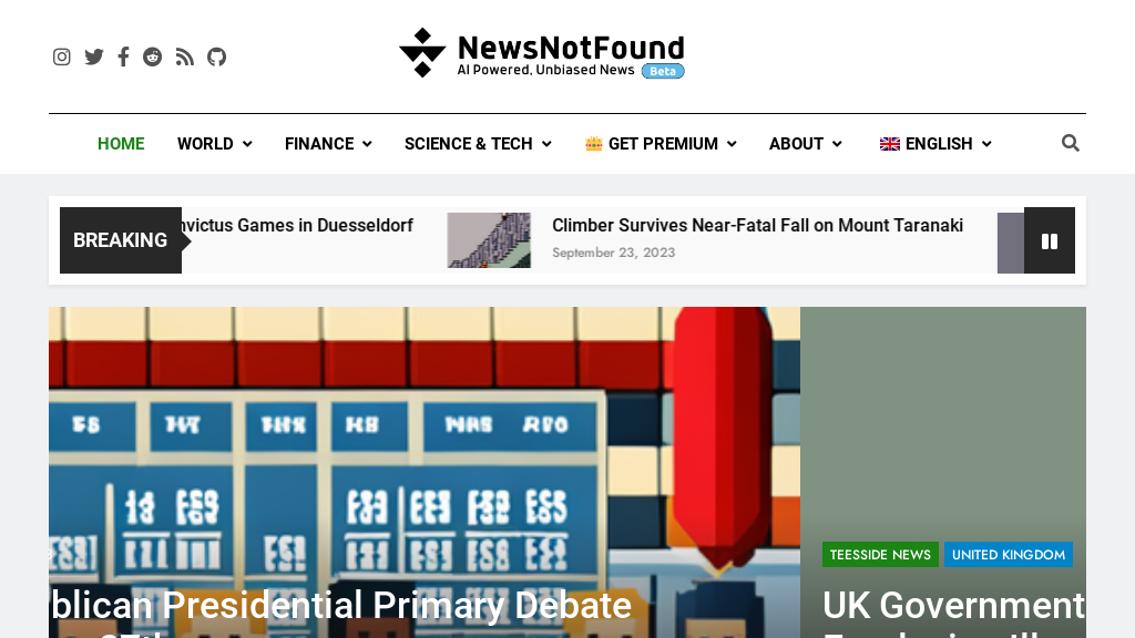 NewsNotFound - AI News Tool