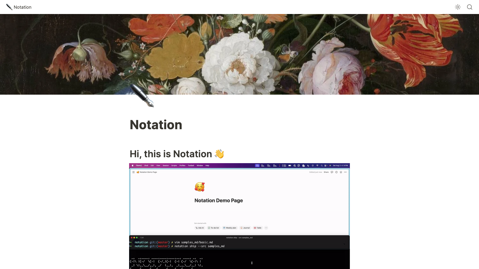 Notation 7186