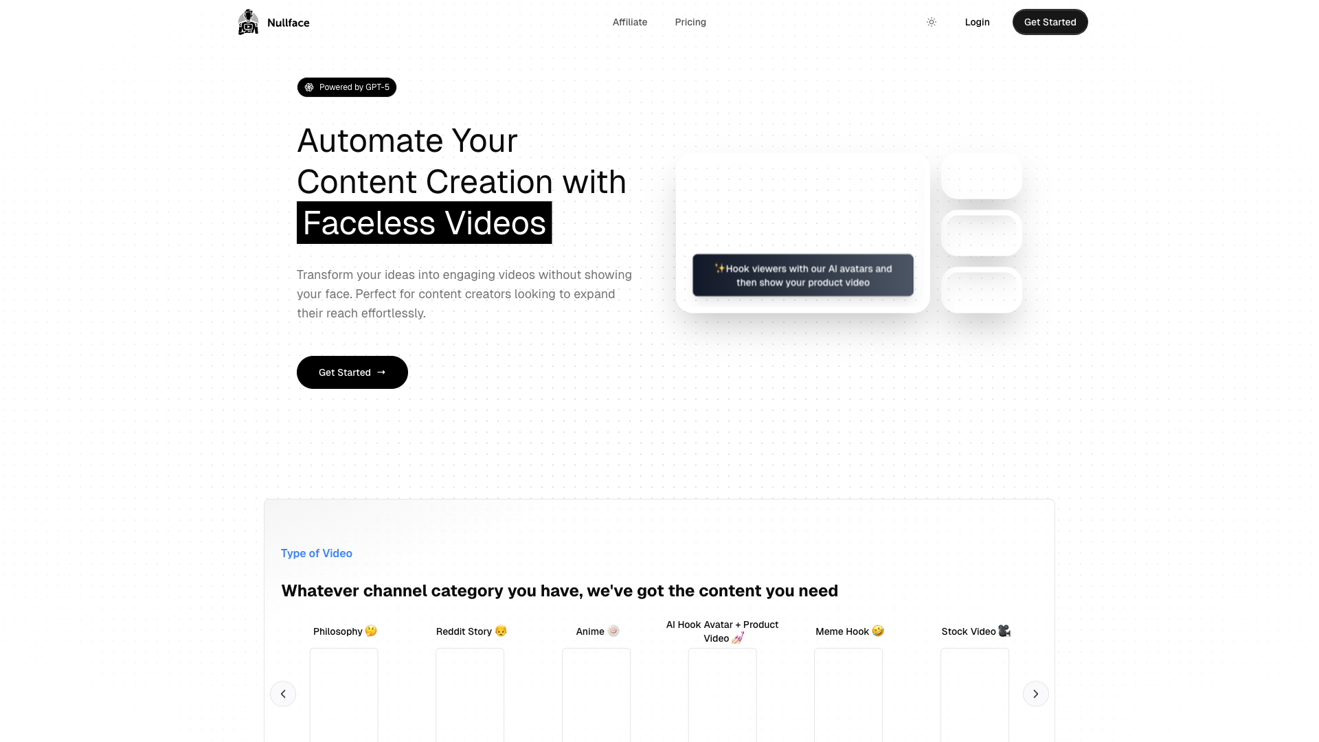 Nullface AI: review, pricing and product details - Video generation