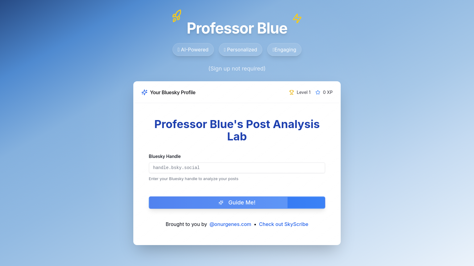 Professor Blue