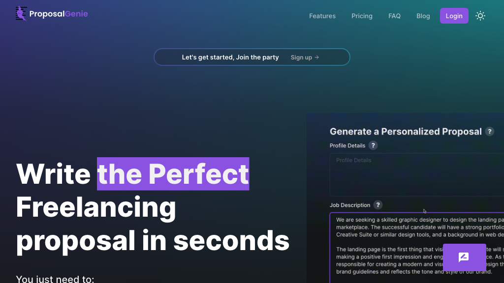ProposalGenie